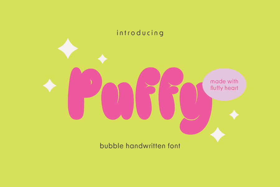 PGR Puffy Font · 1001 Fonts