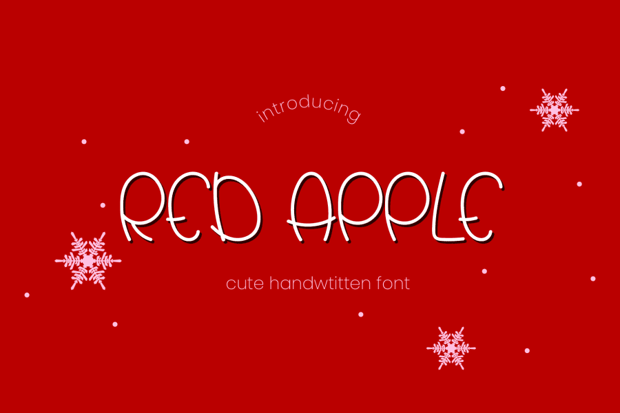 PGR Red Apple Font · 1001 Fonts