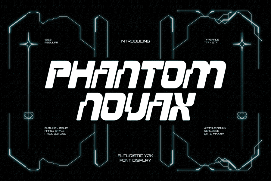 Phantom Novax Font · 1001 Fonts