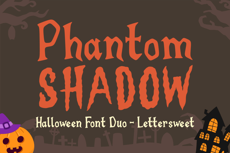Phantom Shadow Display Demo Font · 1001 Fonts