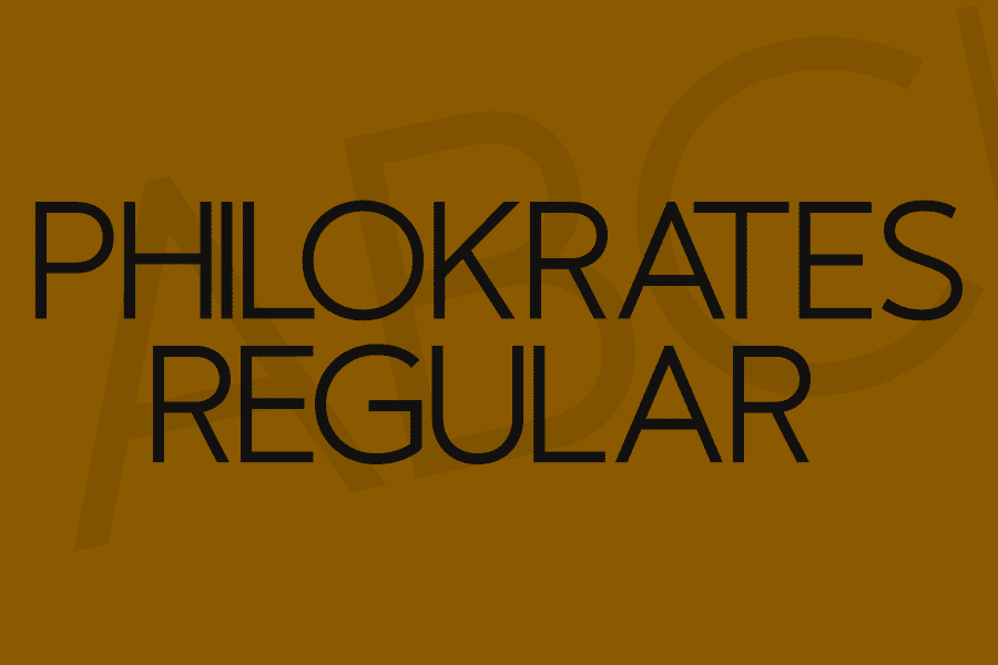 Philokrates Font · 1001 Fonts