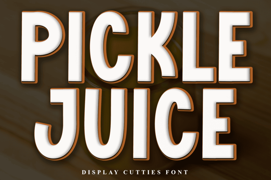 Pickle Juice Font · 1001 Fonts