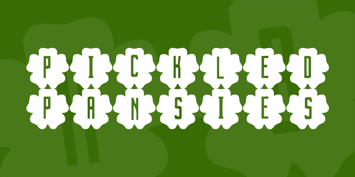 Pickled Pansies Font · 1001 Fonts