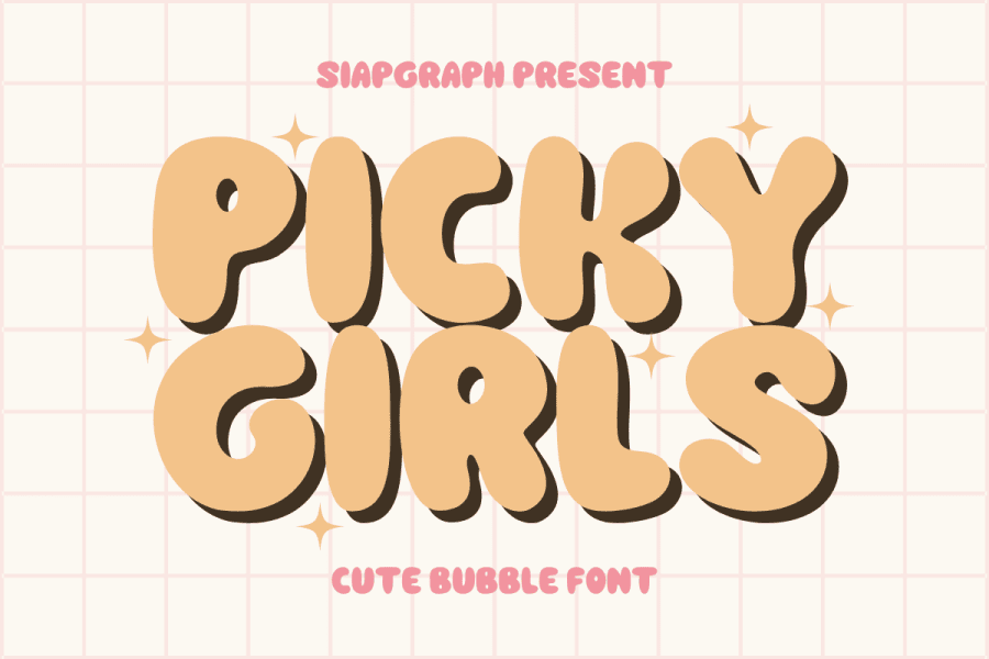 Picky Girls Font · 1001 Fonts