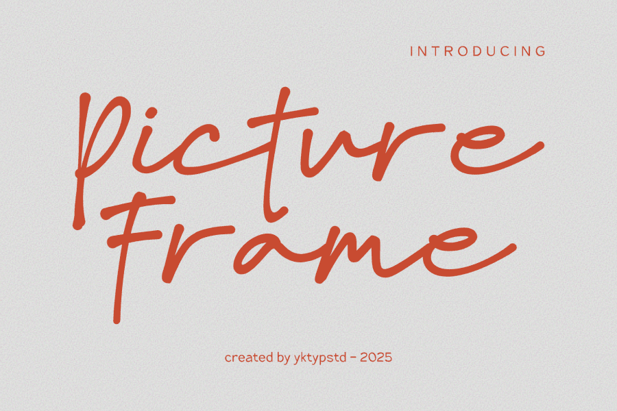 Picture Frame Demo Font · 1001 Fonts