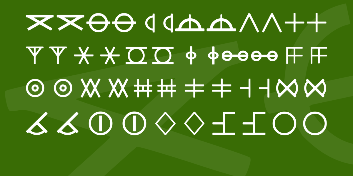 Piggy Book 2 Chapter 12 Symbols Font · 1001 Fonts