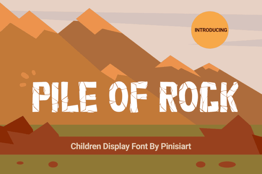 Pile Of Rock Font · 1001 Fonts