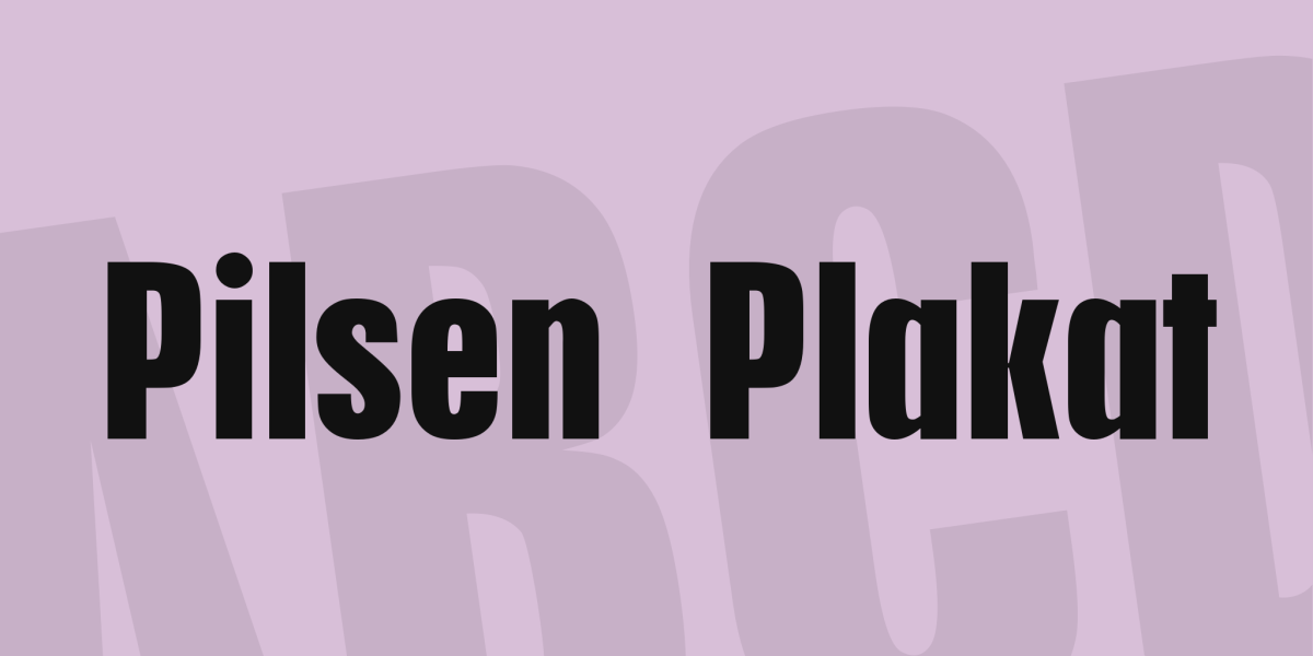Pilsen Plakat Font · 1001 Fonts