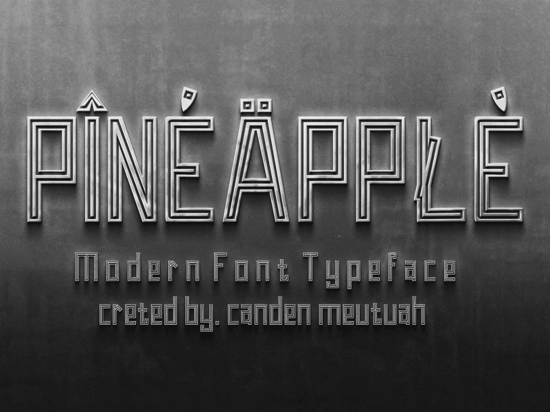 Pineapple Font · 1001 Fonts