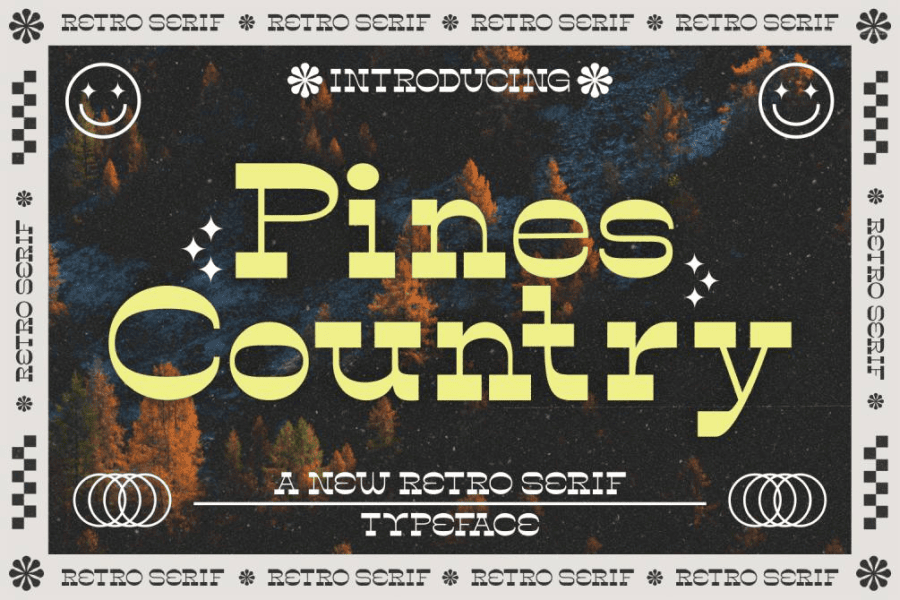 Pines Country Font · 1001 Fonts