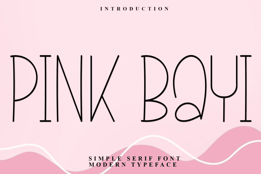 Pink Bayi Font · 1001 Fonts