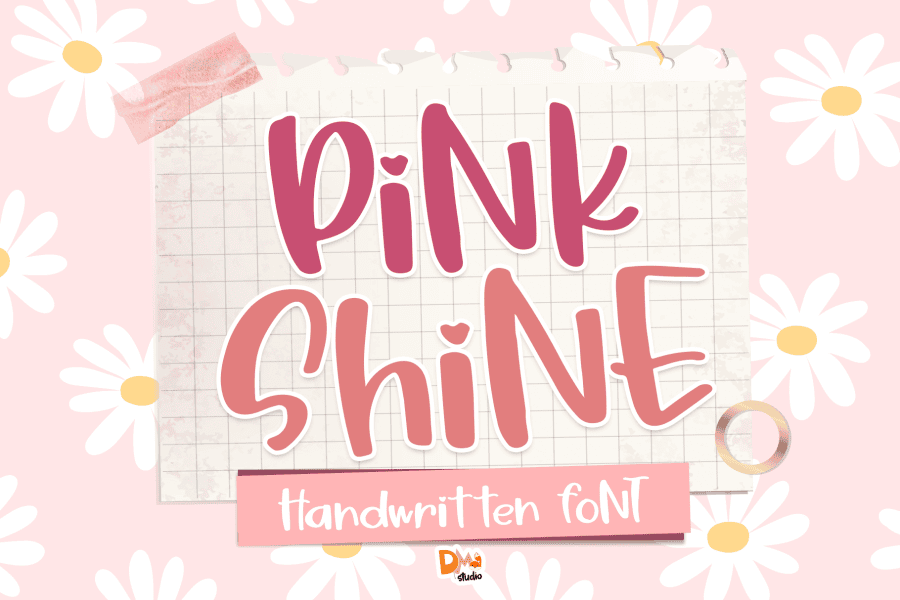 Pink Shine Font · 1001 Fonts