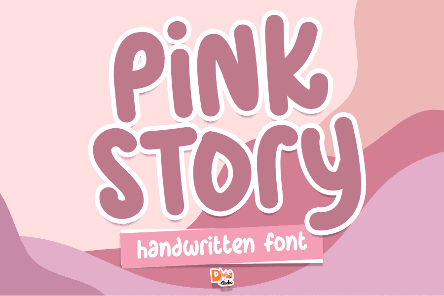 Pink Story Font · 1001 Fonts