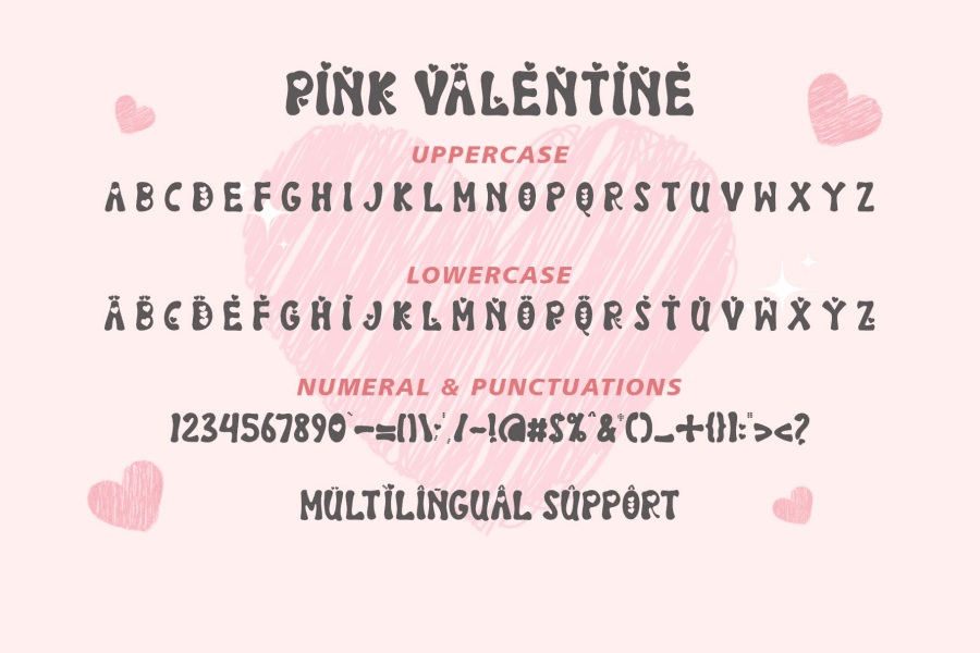 Pink Valentine Font · 1001 Fonts