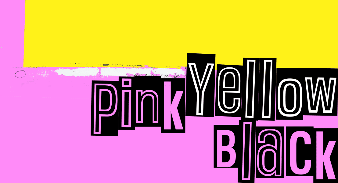 Pink Yellow Black Font · 1001 Fonts