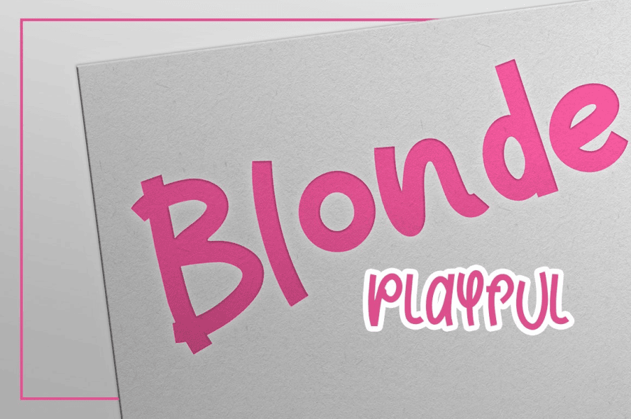 PinkBarbie Font · 1001 Fonts
