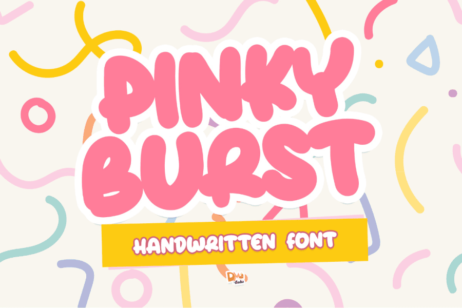 Pinky Burst Font · 1001 Fonts