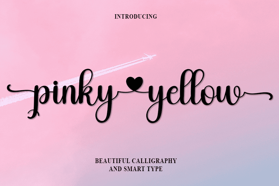 Pinky Yellow Font · 1001 Fonts