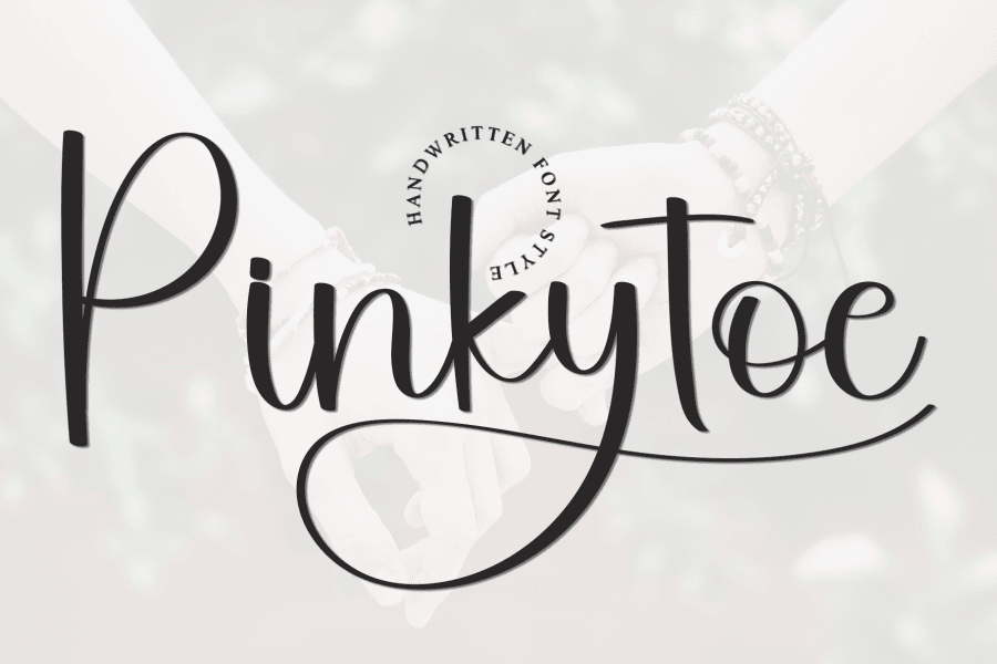 Pinkytoe Font · 1001 Fonts