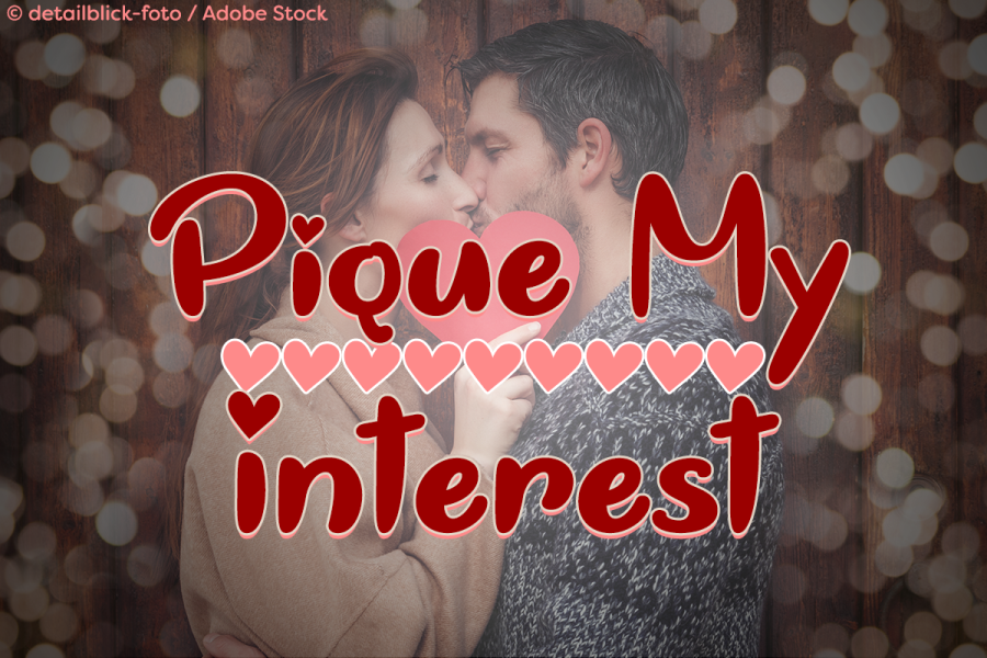 Pique My Interest Font · 1001 Fonts