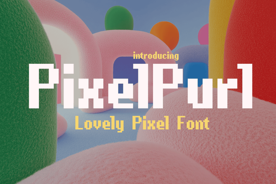 1 Free Pixelated Text Font · 1001 Fonts