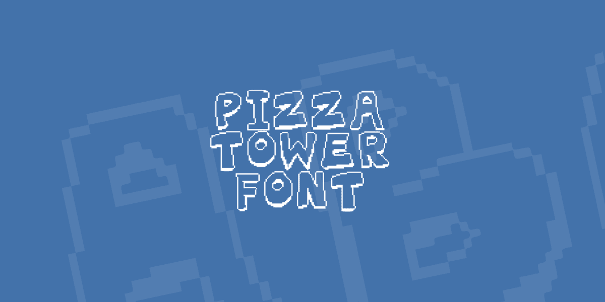 Pizza Tower Font Font · 1001 Fonts