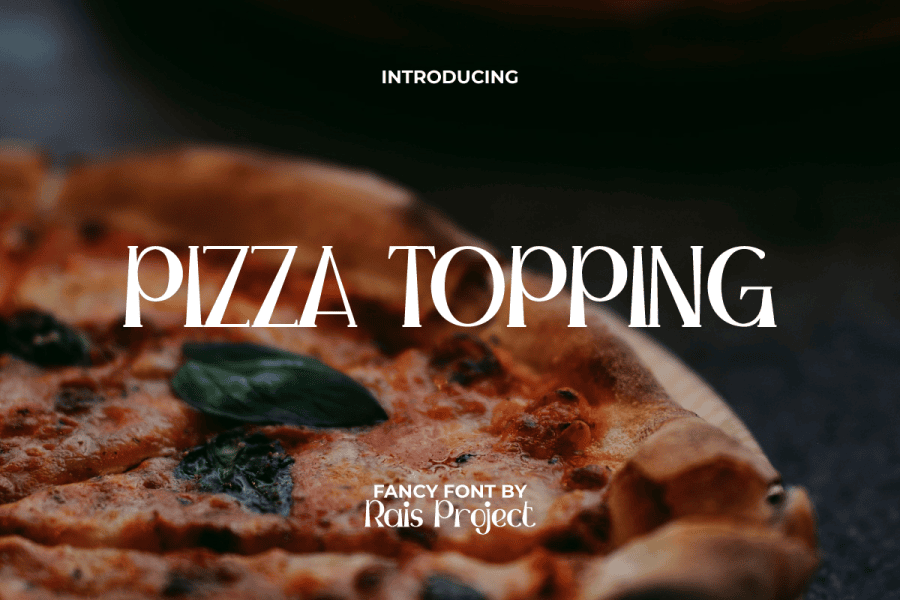 PizzaToppingDemo Font · 1001 Fonts