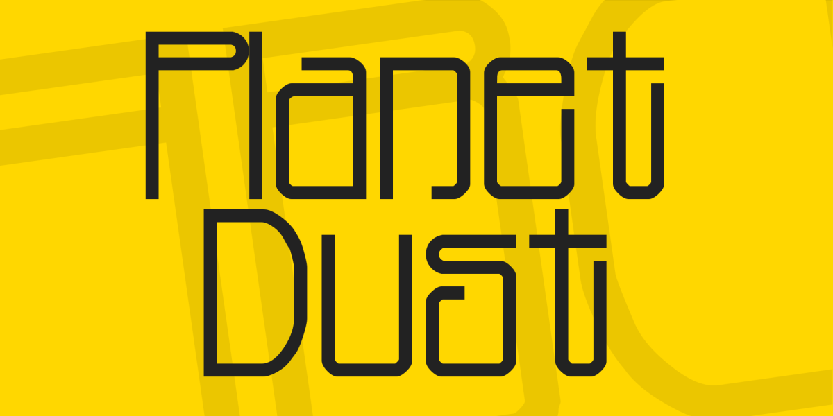 Planet Dust Font · 1001 Fonts