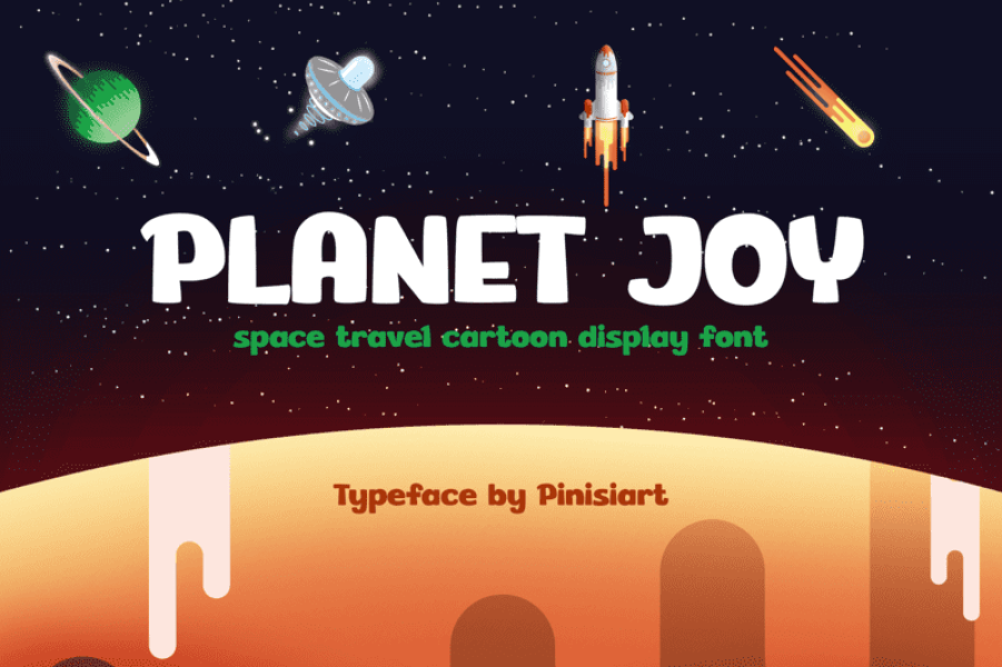 Planet-Joy Font · 1001 Fonts