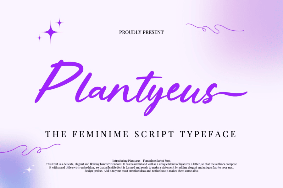 Plantyeus Font · 1001 Fonts