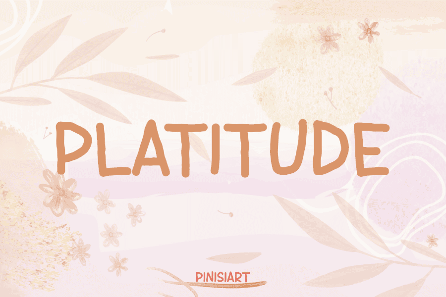 Platitude Font · 1001 Fonts
