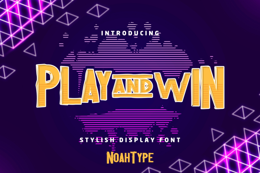 Play And Win Demo Font · 1001 Fonts