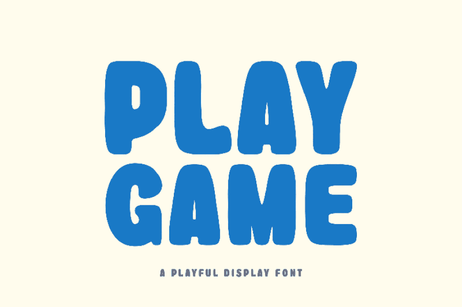 Play Game Font · 1001 Fonts