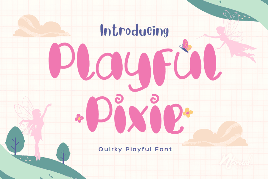 Playful Pixie Font · 1001 Fonts