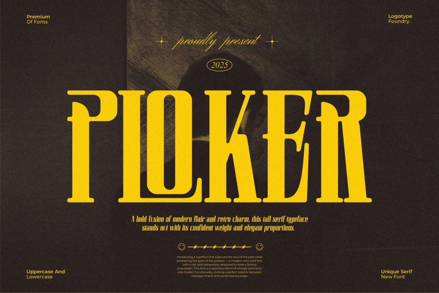 Ploker Font · 1001 Fonts