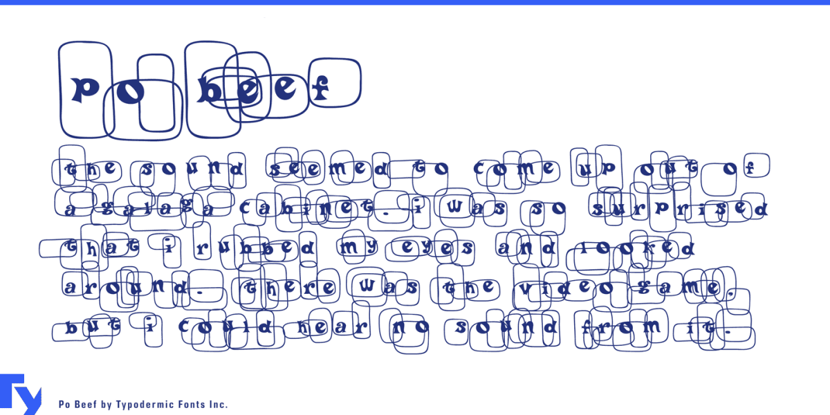 Po Beef Font · 1001 Fonts