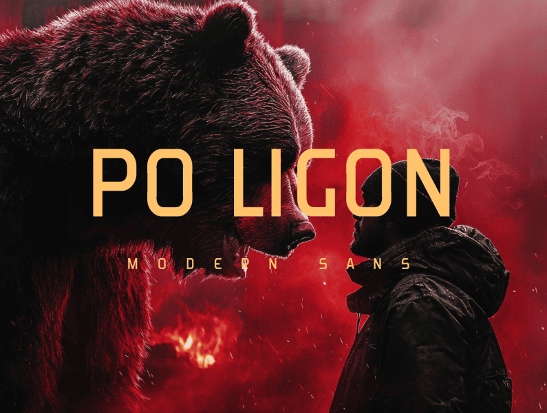 Po ligon Font Family · 1001 Fonts