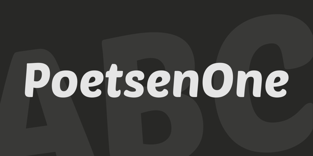 PoetsenOne Font · 1001 Fonts
