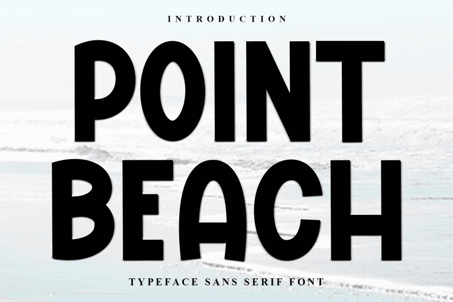 Point Beach Font · 1001 Fonts