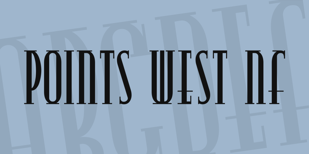 Points West NF Font · 1001 Fonts