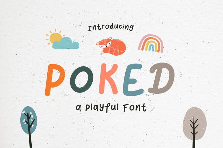 Poked Free Trial Font · 1001 Fonts