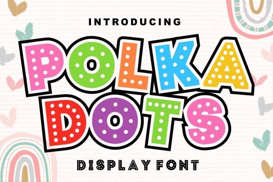 Polka Dots Font · 1001 Fonts