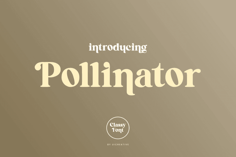 Pollinator Font · 1001 Fonts