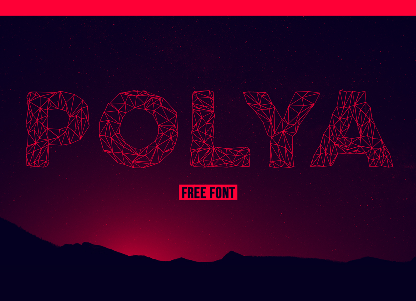 POLYA Regular Font · 1001 Fonts