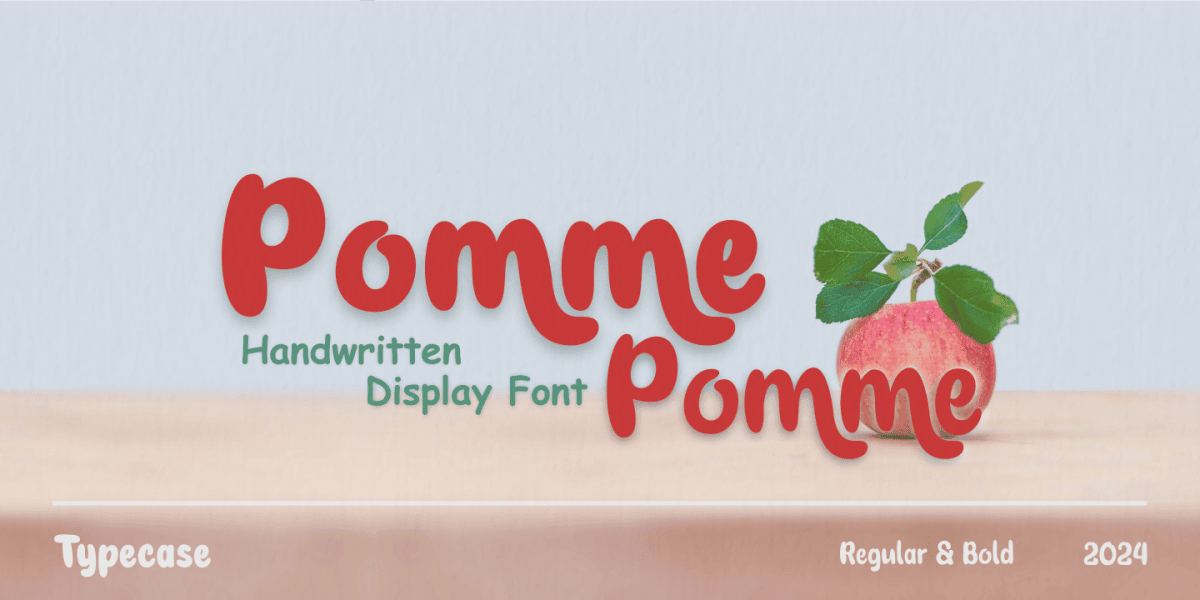 pomme Font Family · 1001 Fonts