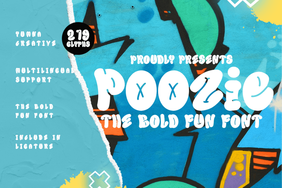 Poozie Font · 1001 Fonts