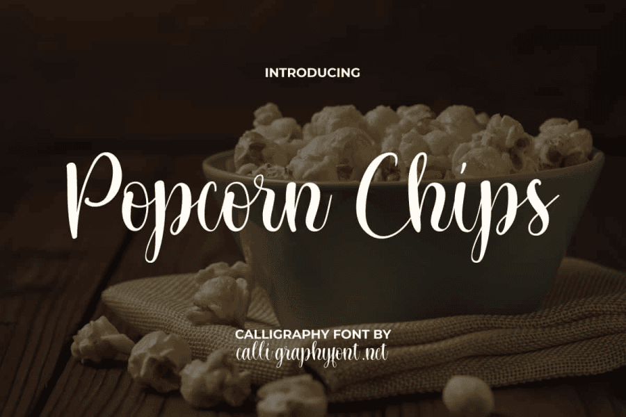4 Free Popcorn Fonts · 1001 Fonts