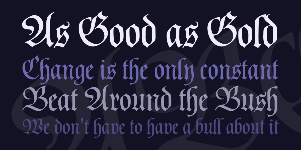 Poppl Fraktur CAT Font · 1001 Fonts