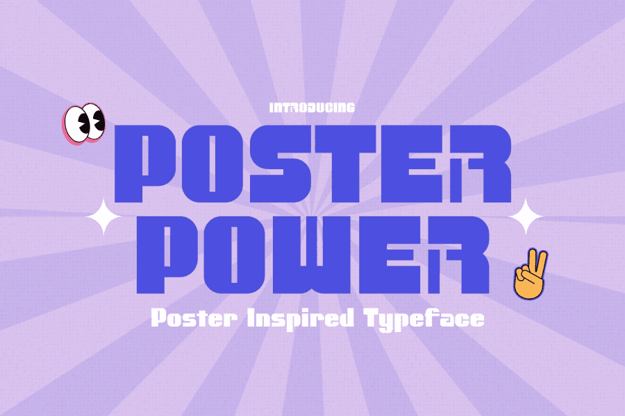Poster Power Font · 1001 Fonts
