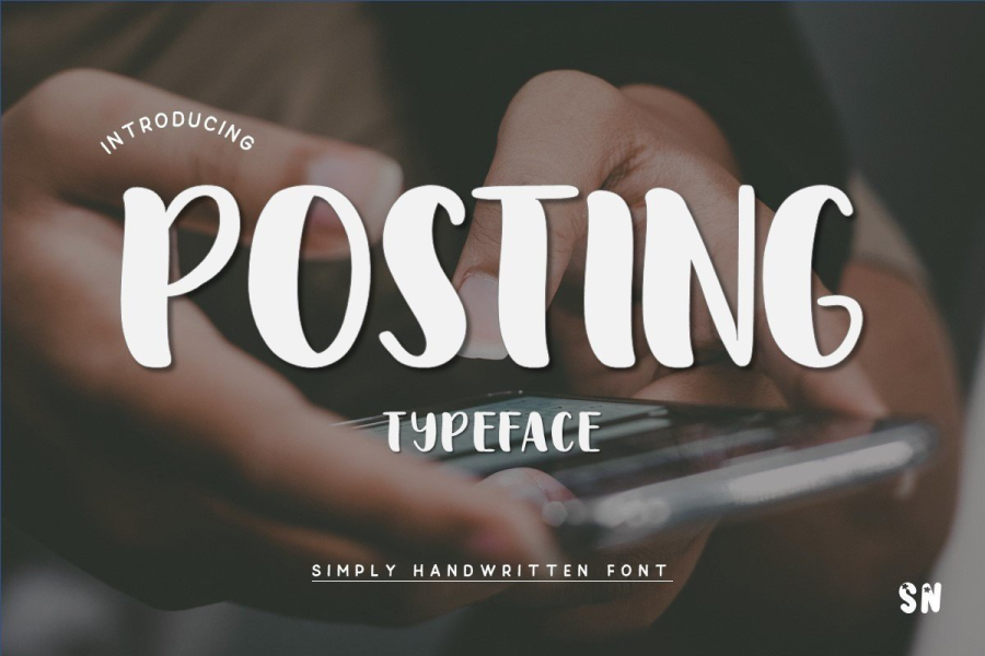 posting Font · 1001 Fonts